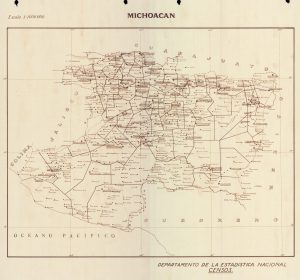 Las Divisiones Territoriales De Michoacán En Mapas Siglo 20